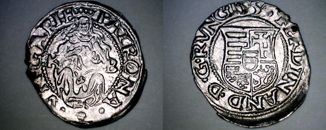 1555-KB Hungary 1 Denar World Silver Coin - Madonna with Child - Ferdinand I | Coins, Paper ...